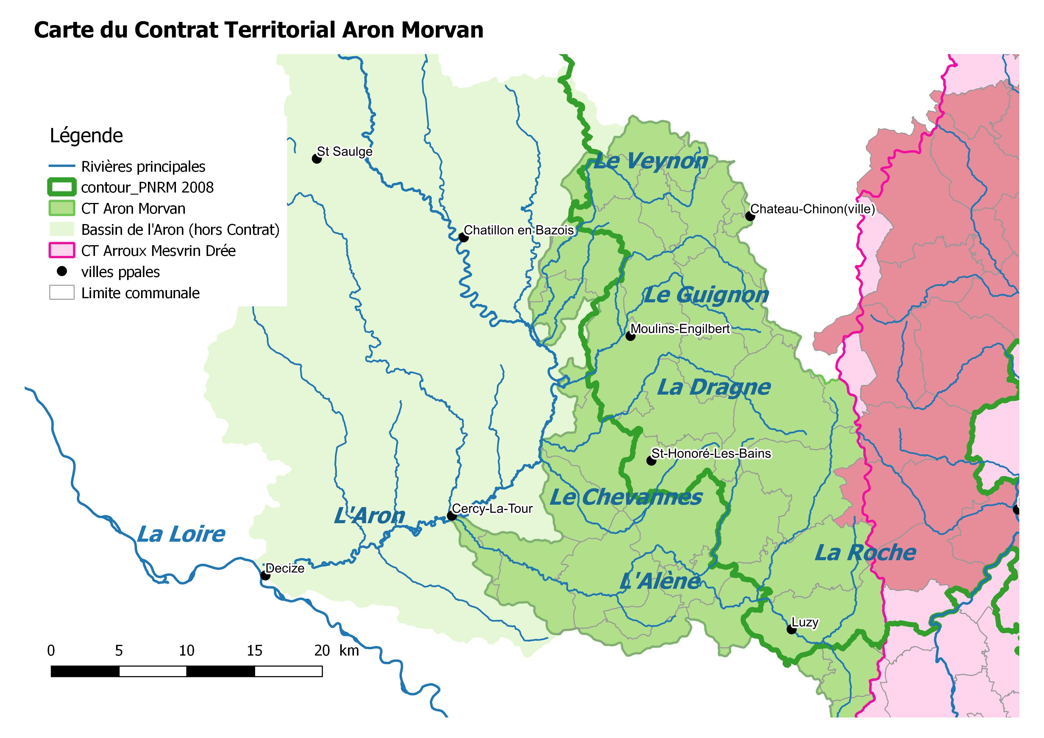 Le contrat territorial Aron Morvan - Parc Naturel Régional du Morvan